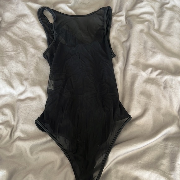 Tops | Multi Strap Sexy Sheer Mesh Bodysuit | Poshmark